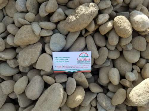 Brown River Rock Lexington SC | Carolina Turfgrass Sales & Landscape Supply